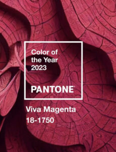 2023 Beaty trend color: Viva Magenta - theskyshine.com